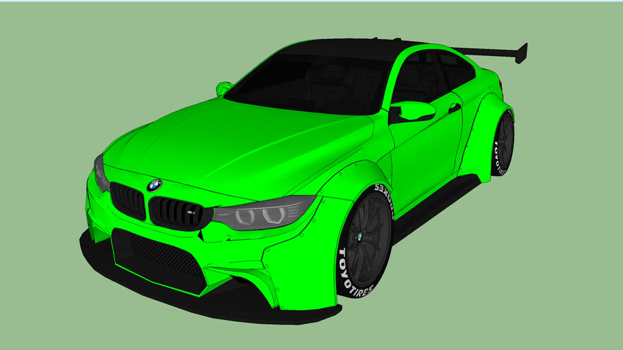2015 BMW M4 Coupe GT3 | 3D Warehouse