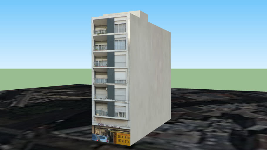 Torre en Diagonal 80, La Plata | 3D Warehouse