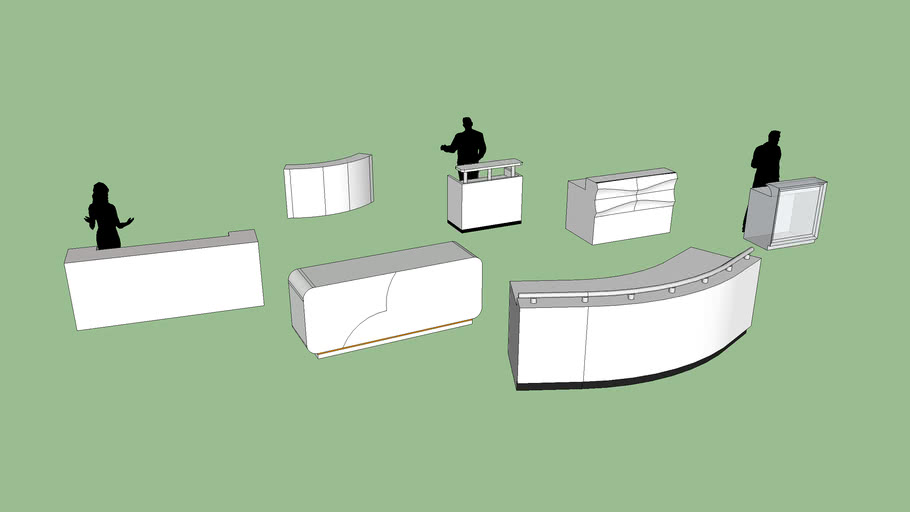 Registration / Reception Desks | 3D Warehouse