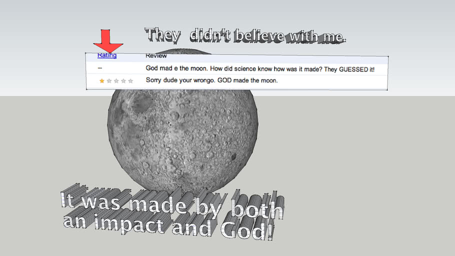 What made the Moon | 3D Warehouse