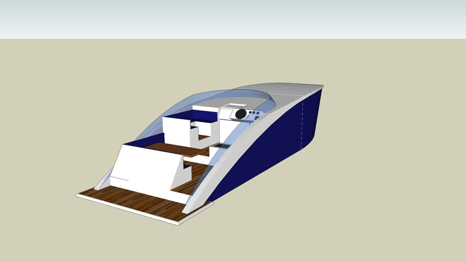 custom speed boat | 3D Warehouse