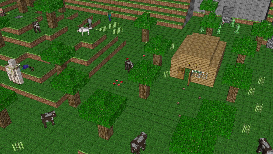 minecraft world | 3D Warehouse