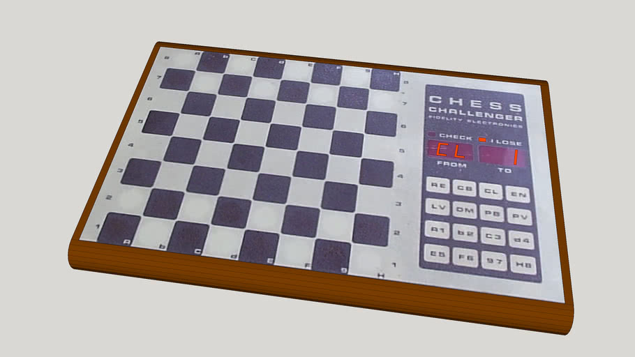 Chess Board - Fidelity Challenger 7 | 3D Warehouse