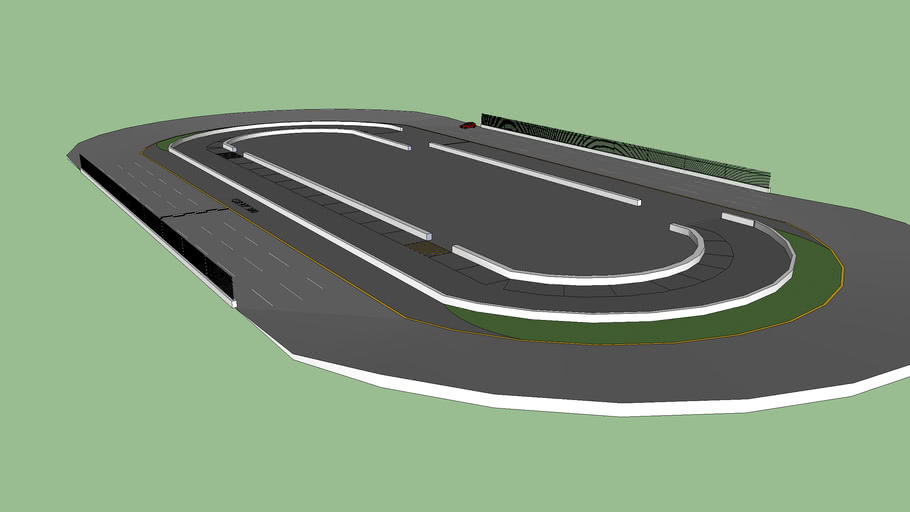 Small NASCAR racetrack | 3D Warehouse