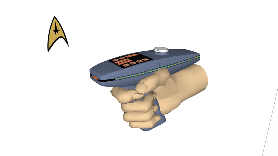 Star Trek Weapons - The Wrath of Khan- Type 2 Hand Phaser (2281) | 3D ...