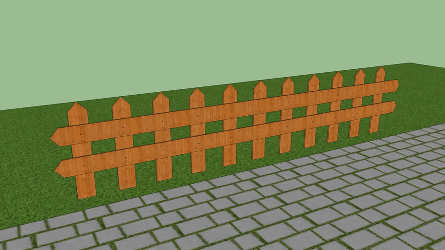 Staccionata in legno | 3D Warehouse