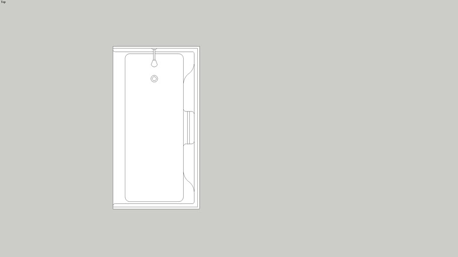 2D 32' Standard Tub Shower Combo | 3D Warehouse