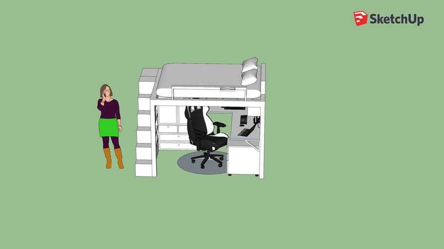 Loft Bed | 3D Warehouse