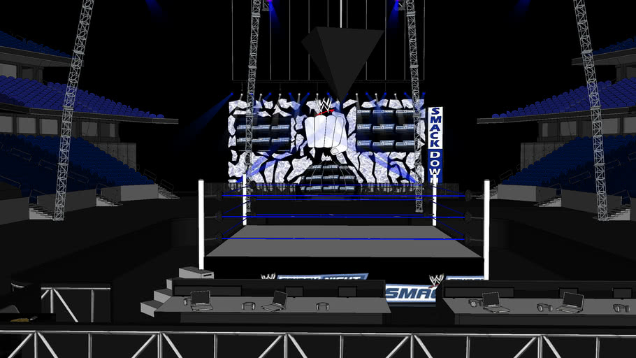 WWE Smackdown NEW stage stage 2012 | 3D Warehouse