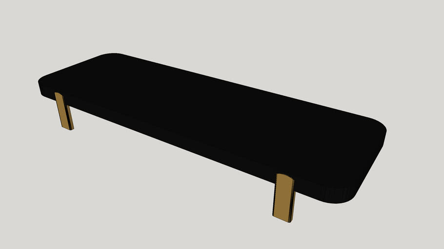 Mesa de Centro Done Retangular | 3D Warehouse