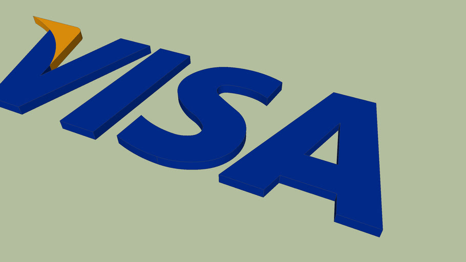 Logo Visa en 3D | 3D Warehouse