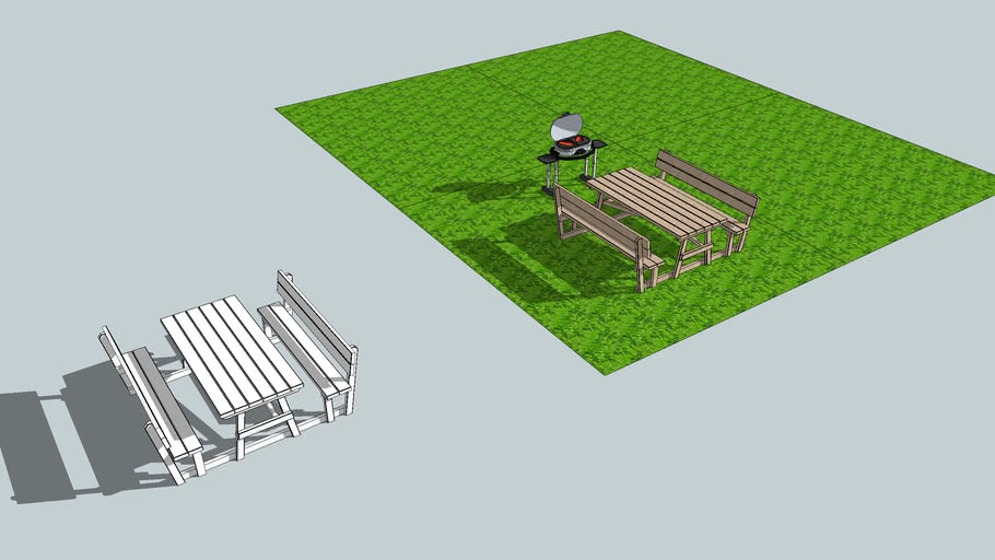 garden bench | 3D Warehouse
