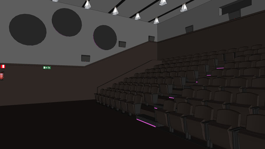 Sala de cinema/ cinema theater | 3D Warehouse
