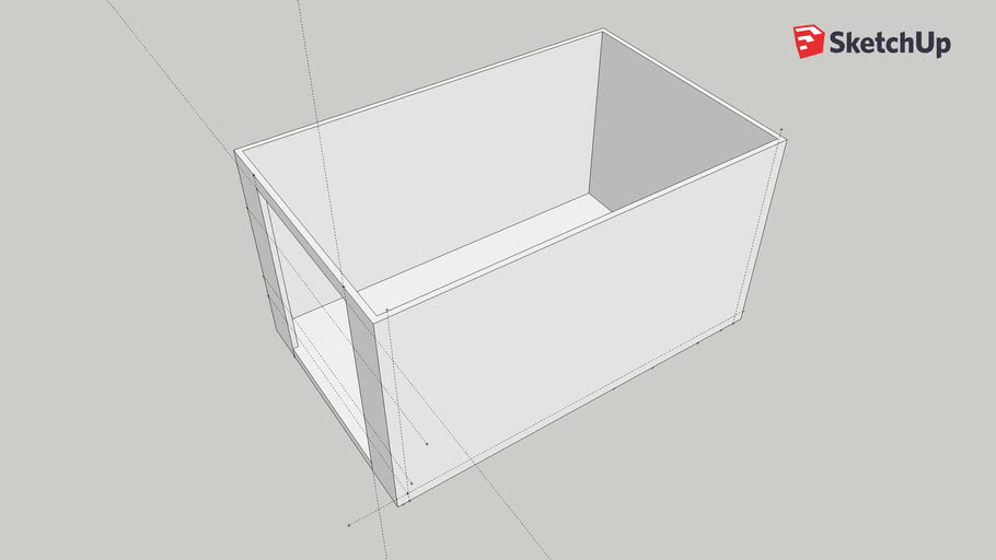 M1079 box sketch 2" wall (guess) | 3D Warehouse