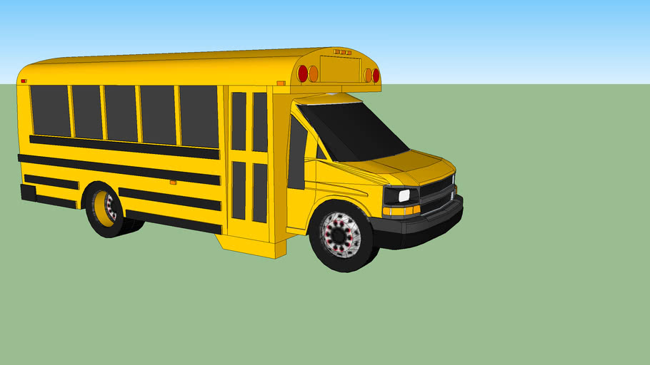 Thomas Built Minotour Cutaway School Bus | 3D Warehouse