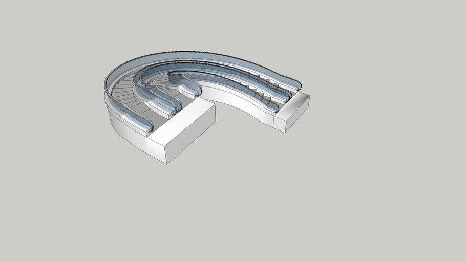 curved escalator | 3D Warehouse