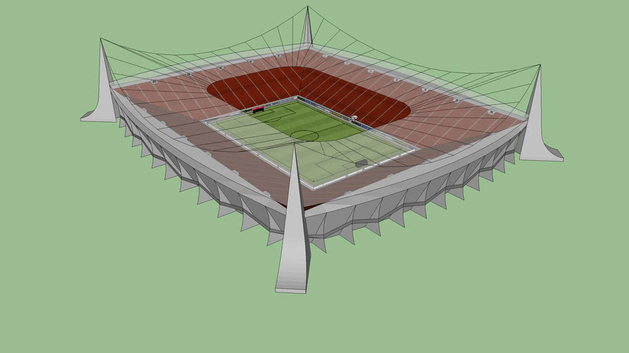 25,000-35,000 capacity future stadium | 3D Warehouse