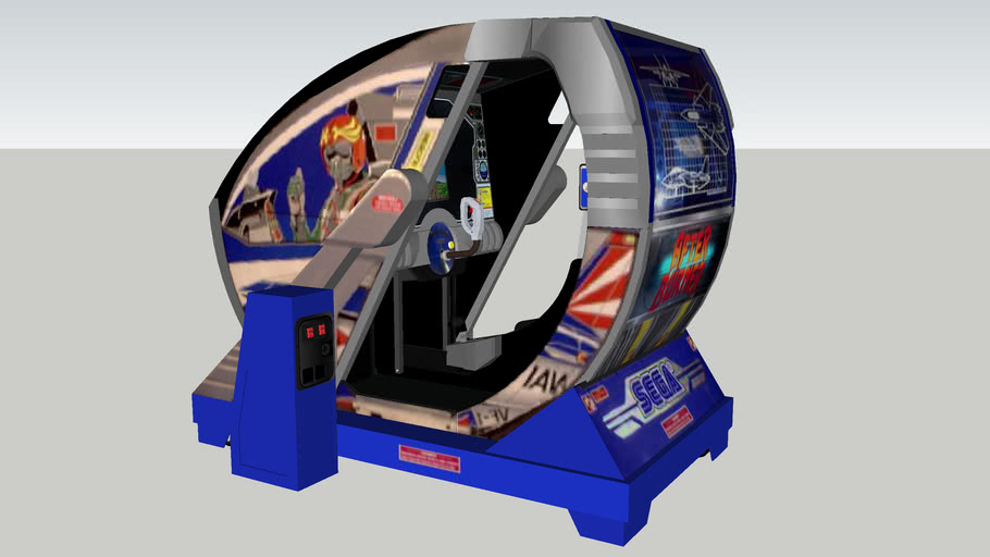 Afterburner cockpit arcade game | 3D Warehouse