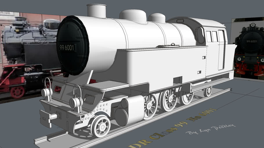 '- Locomotives - by Mylyn 'DR Class 99'... No.'6001'... 2 of 4 ... My ...