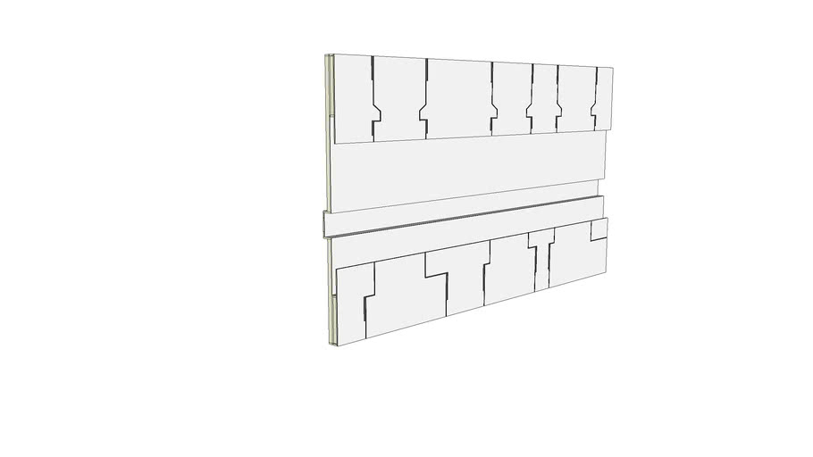 Futuristic Wall | 3D Warehouse