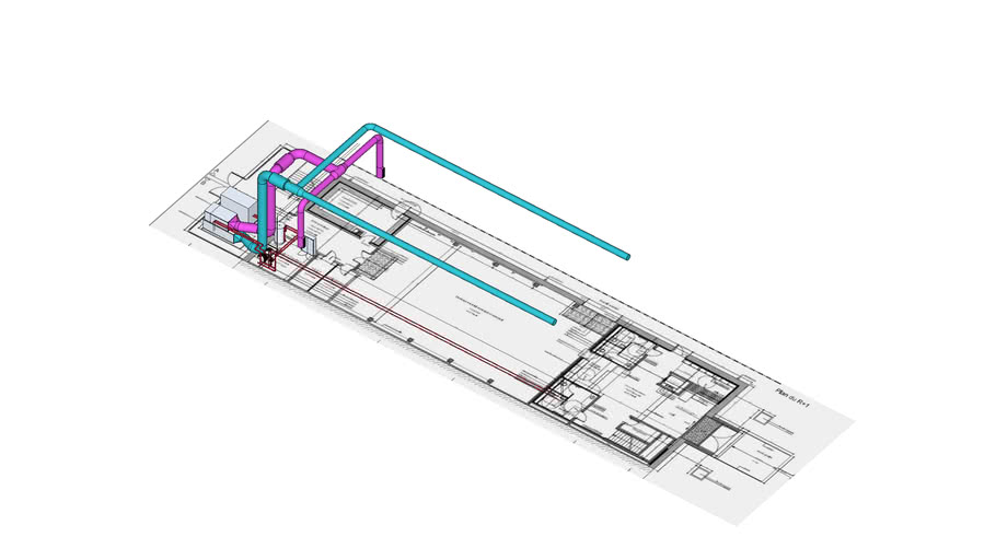 Avant projet installation CVC | 3D Warehouse