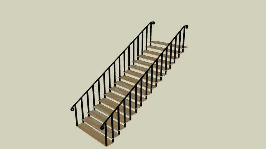 modern steps | 3D Warehouse