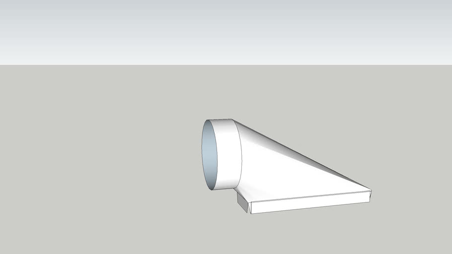 HVAC Duct 12 x 6 Cone Boot | 3D Warehouse