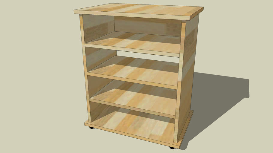 Mobiletto legno | 3D Warehouse