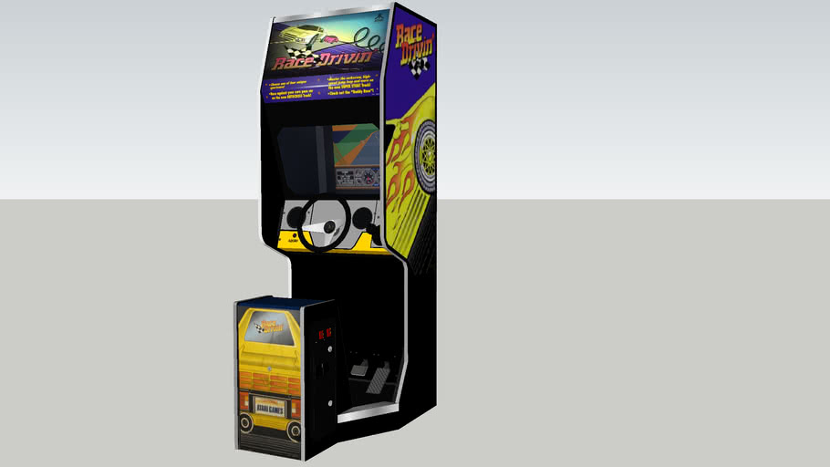 Race Drivin' arcade game | 3D Warehouse