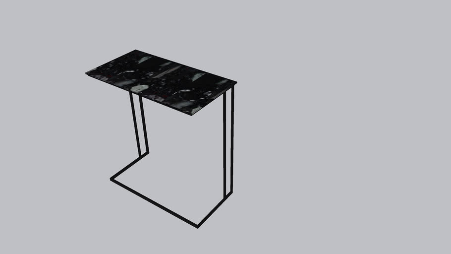 DANILO END TABLE-MULTI BLACK MARBLE | 3D Warehouse