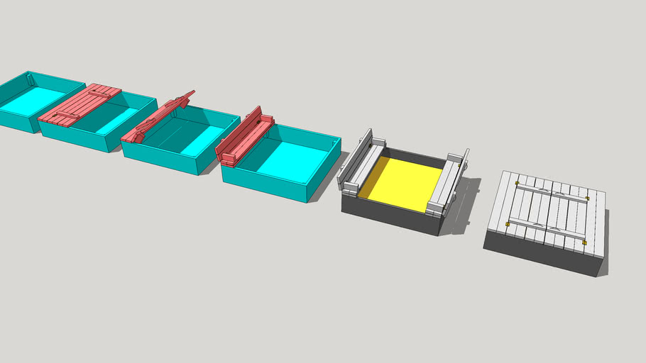 Sandbox with Folding Lid Seat | 3D Warehouse