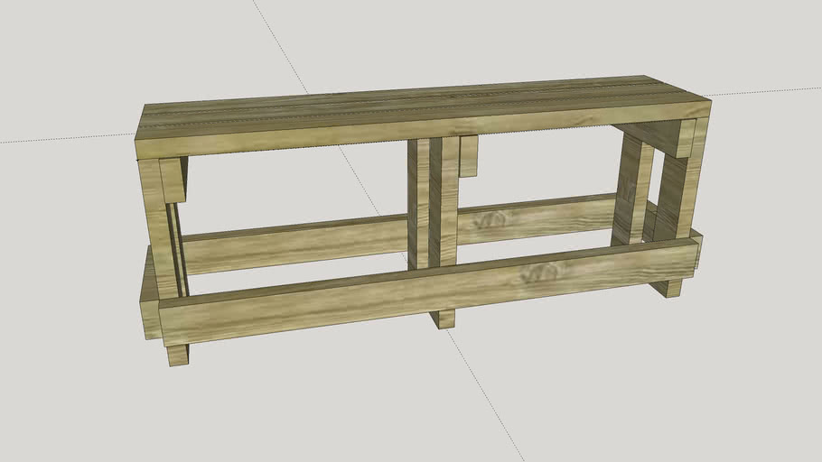 Eagle Scout Project Bench | 3D Warehouse