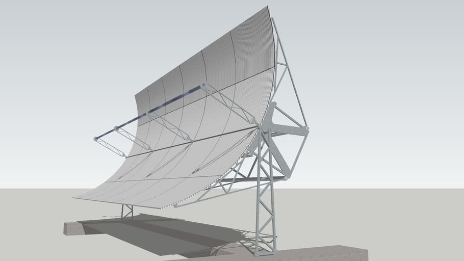 Parabolic Trough Solar Collector | 3D Warehouse
