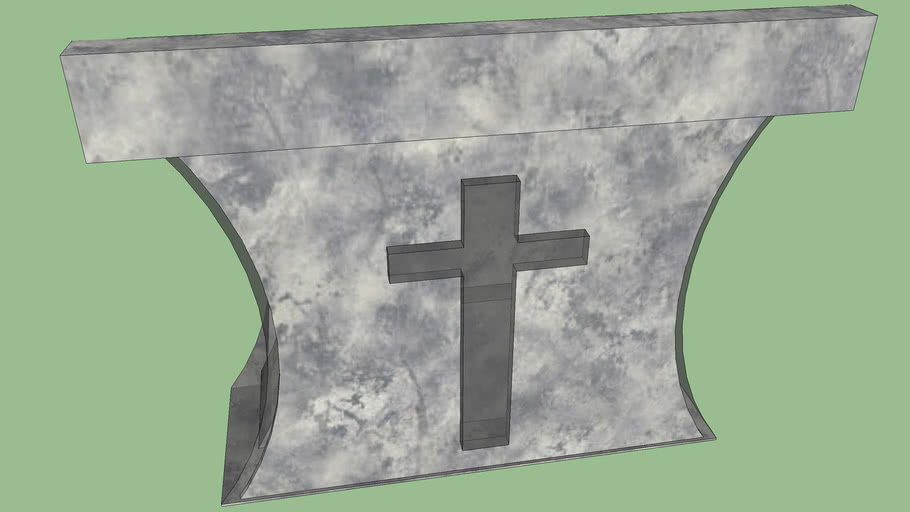 Glass and Stone Pulpit | 3D Warehouse