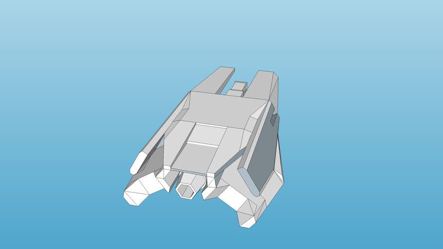 Red Spacecraft | 3D Warehouse