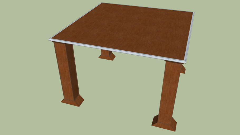 Wood Table | 3D Warehouse