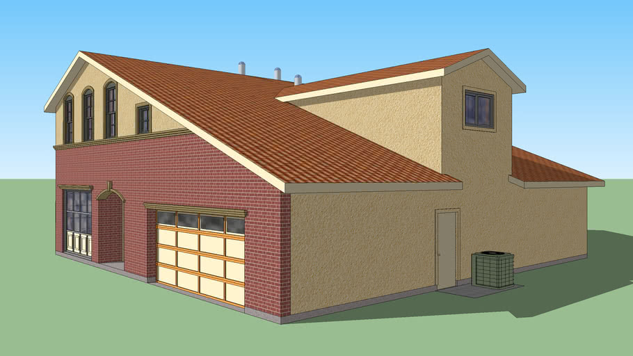 Salt Box with dormer | 3D Warehouse