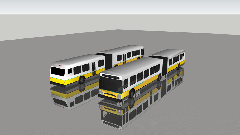 MBTA Orion VIII New Flyer | 3D Warehouse