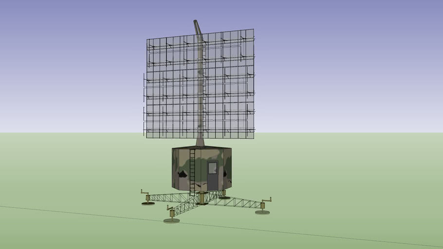 German Freya LZ-A radar | 3D Warehouse