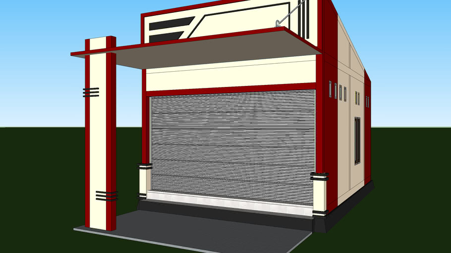 Ruko Minimalis | 3D Warehouse