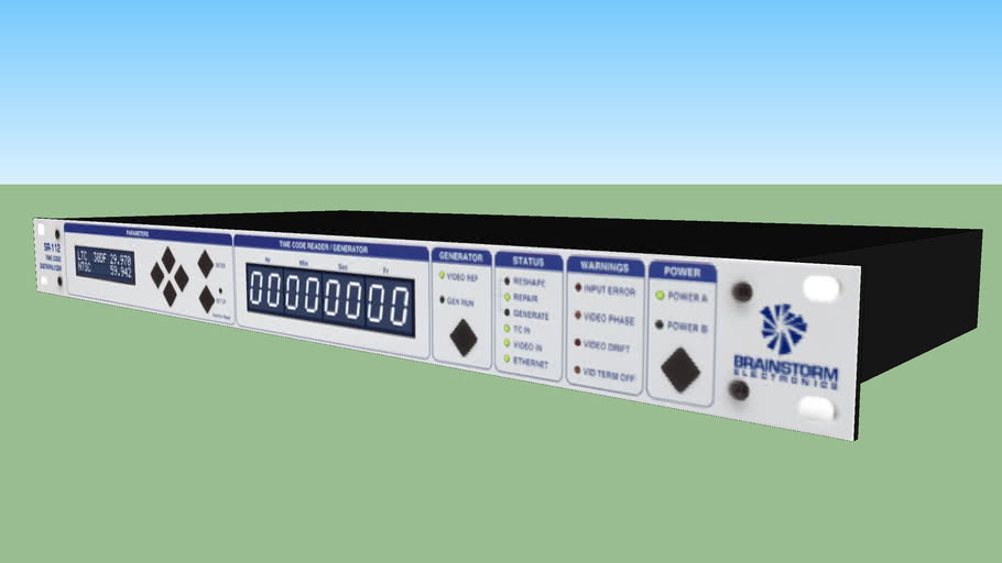 Brainstorm - SR-112 Timecode Distripalyzer | 3D Warehouse
