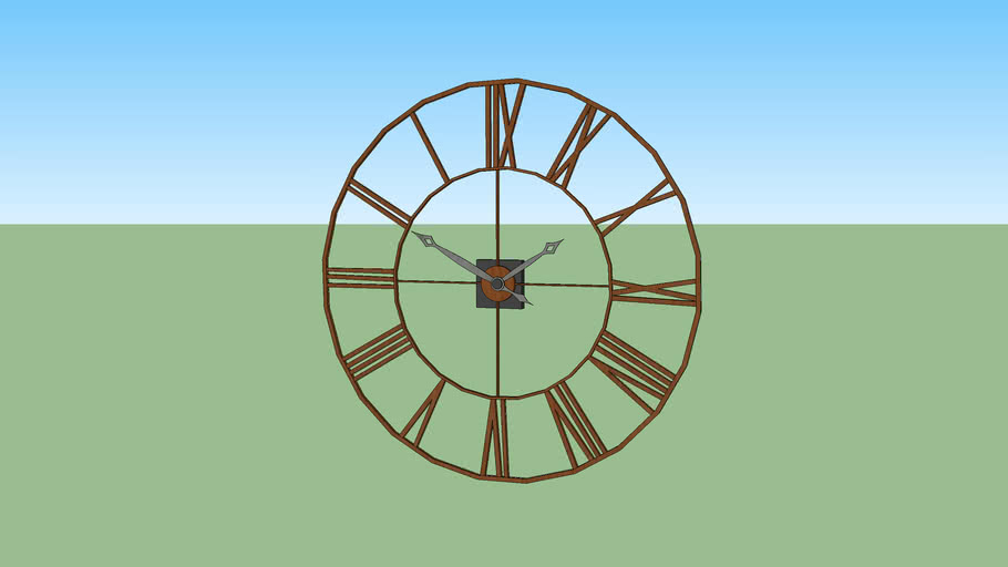 Roman numeral clock | 3D Warehouse