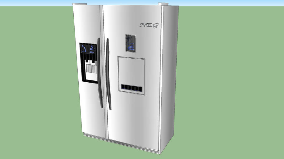 NEG Fridge 1 (Frigo americain) | 3D Warehouse
