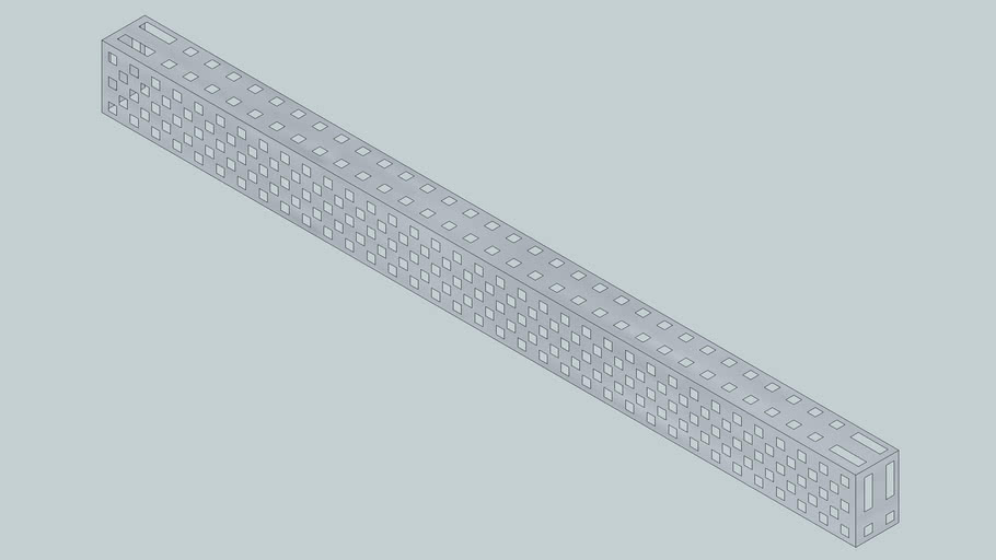 VEX 3x2 Chassis Rail | 3D Warehouse