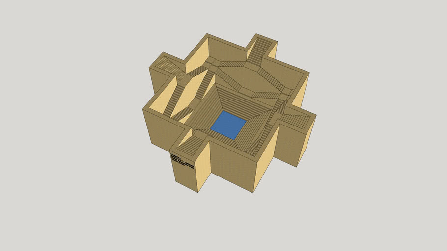 Step Well - India | 3D Warehouse