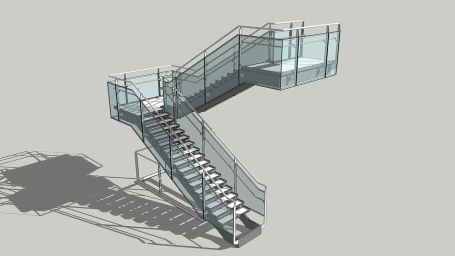 Steel Stair | 3D Warehouse