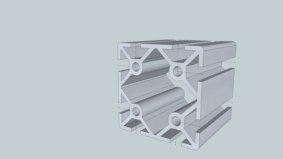 80/20 Aluminum Extrusion #25-5050 | 3D Warehouse