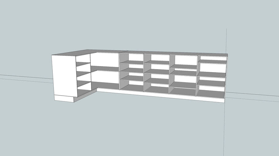 multi-shelf cabinet | 3D Warehouse