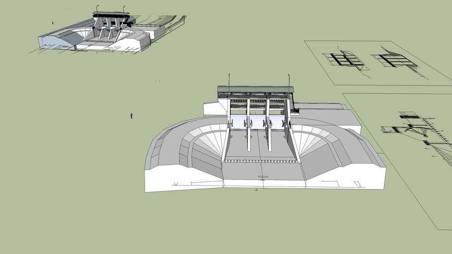 barrage | 3D Warehouse