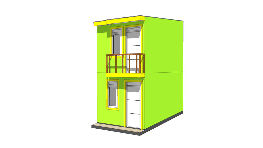Rumah 6x3 2 lantai/ House | 3D Warehouse